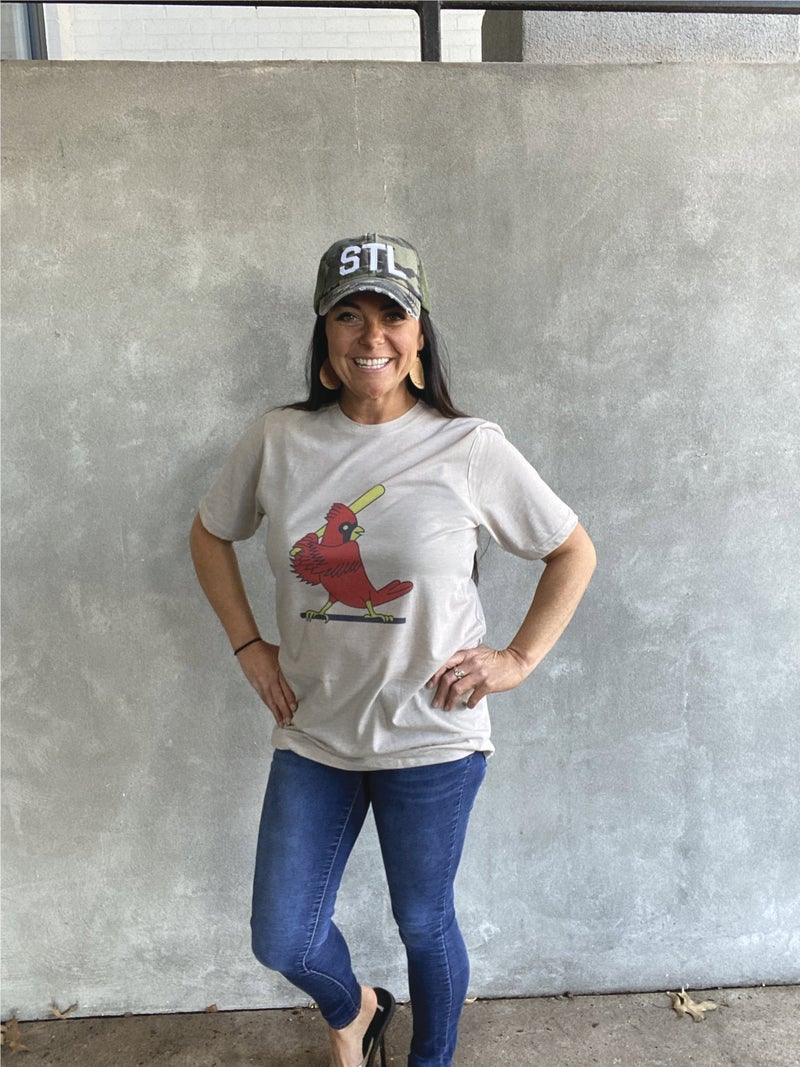 Vintage Look Cardinals Tee | Rustic Alley Design Co.